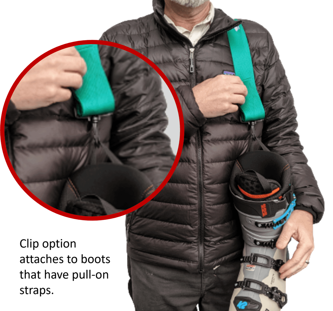Luxury Bootstrap – Schlep.Ski Ski Carry Straps and Systems